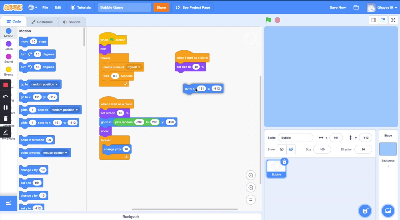 Step 2 - Creating our Clones