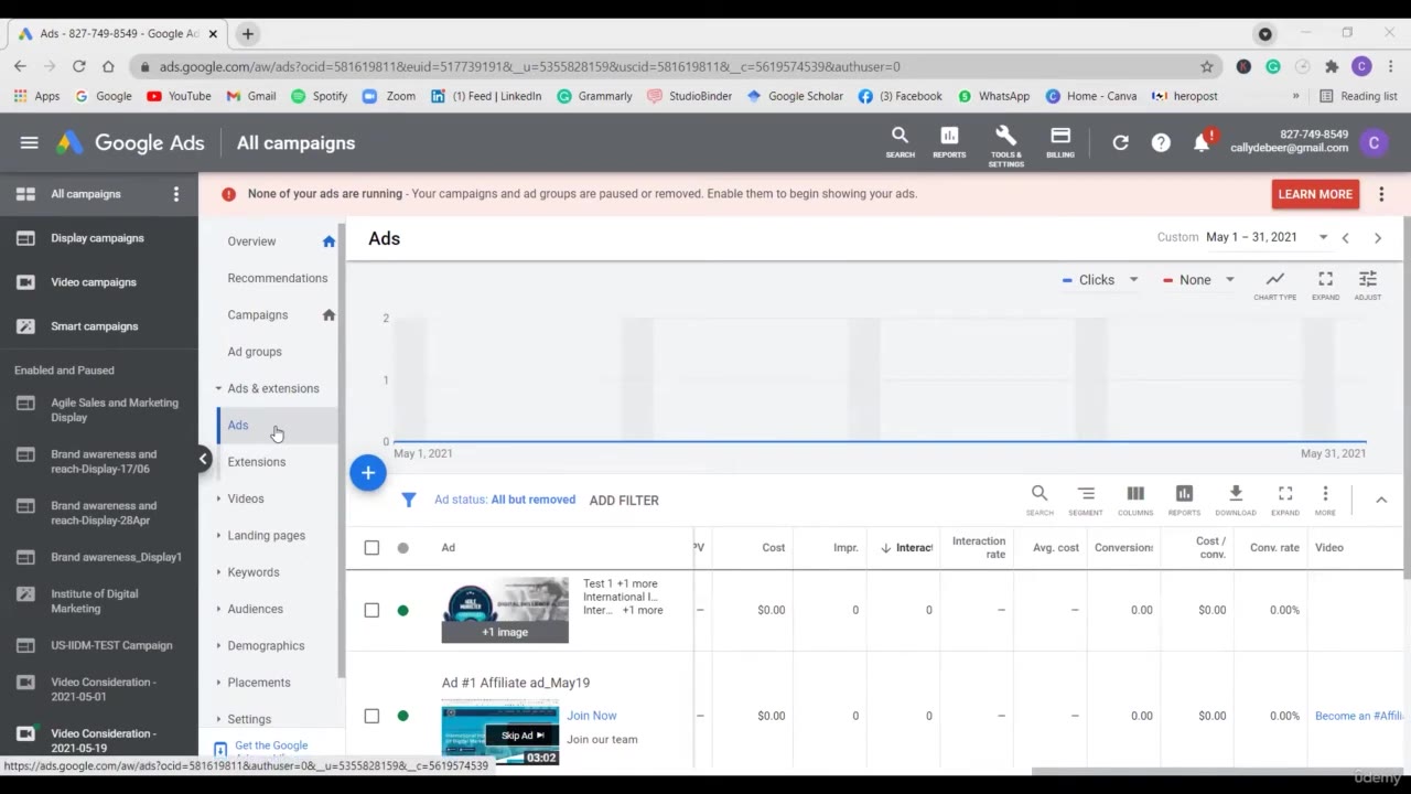 GOOGLE INTERFACE AND DISPLAY