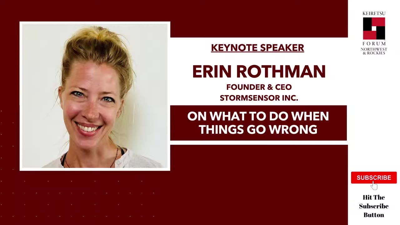 A CEO's Perspective On What to Do When Things Go Wrong - Erin Rothman