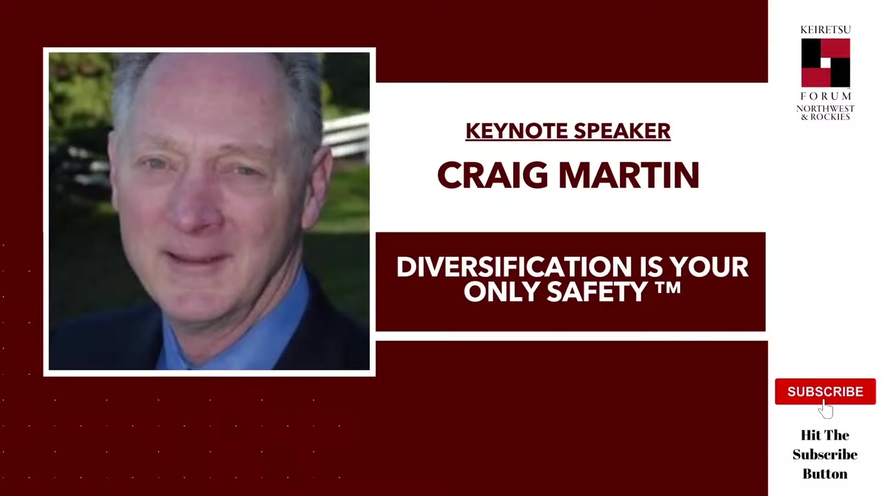 Diversification Is Your Only Safety - Craig Martin