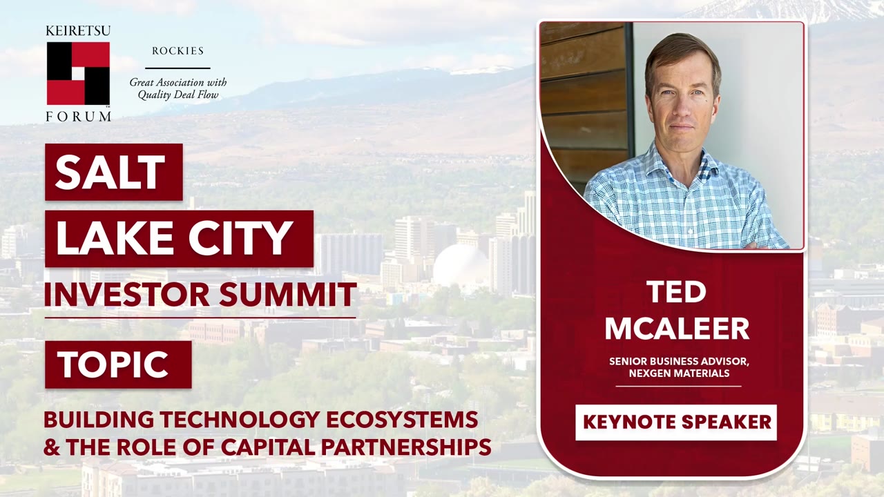 Building technology ecosystems and the role of Capital partnerships ...