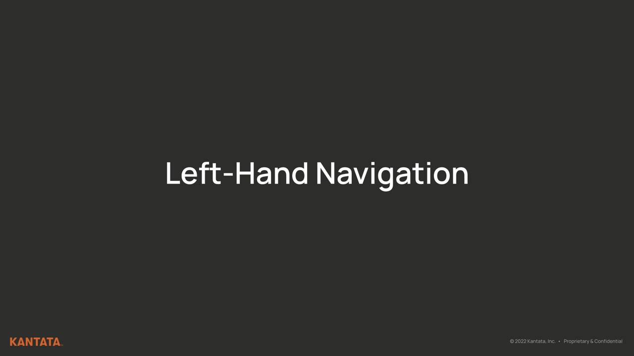 Left-Hand Navigation