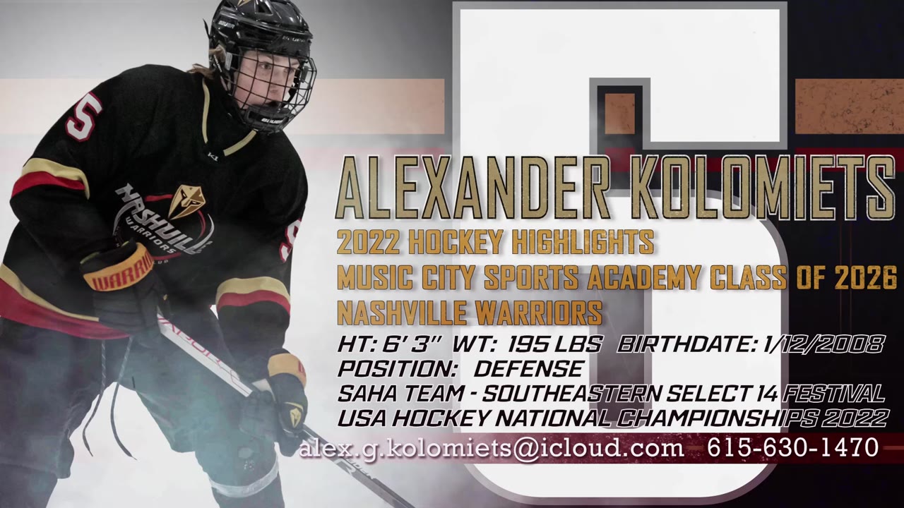 Alex Kolomiets - 2022 Hockey Highlights