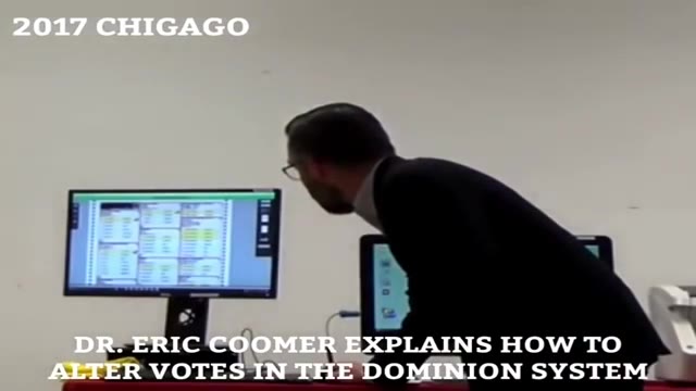 Eric Coomer Explains How To Alter Votes In The Dominion Voting System