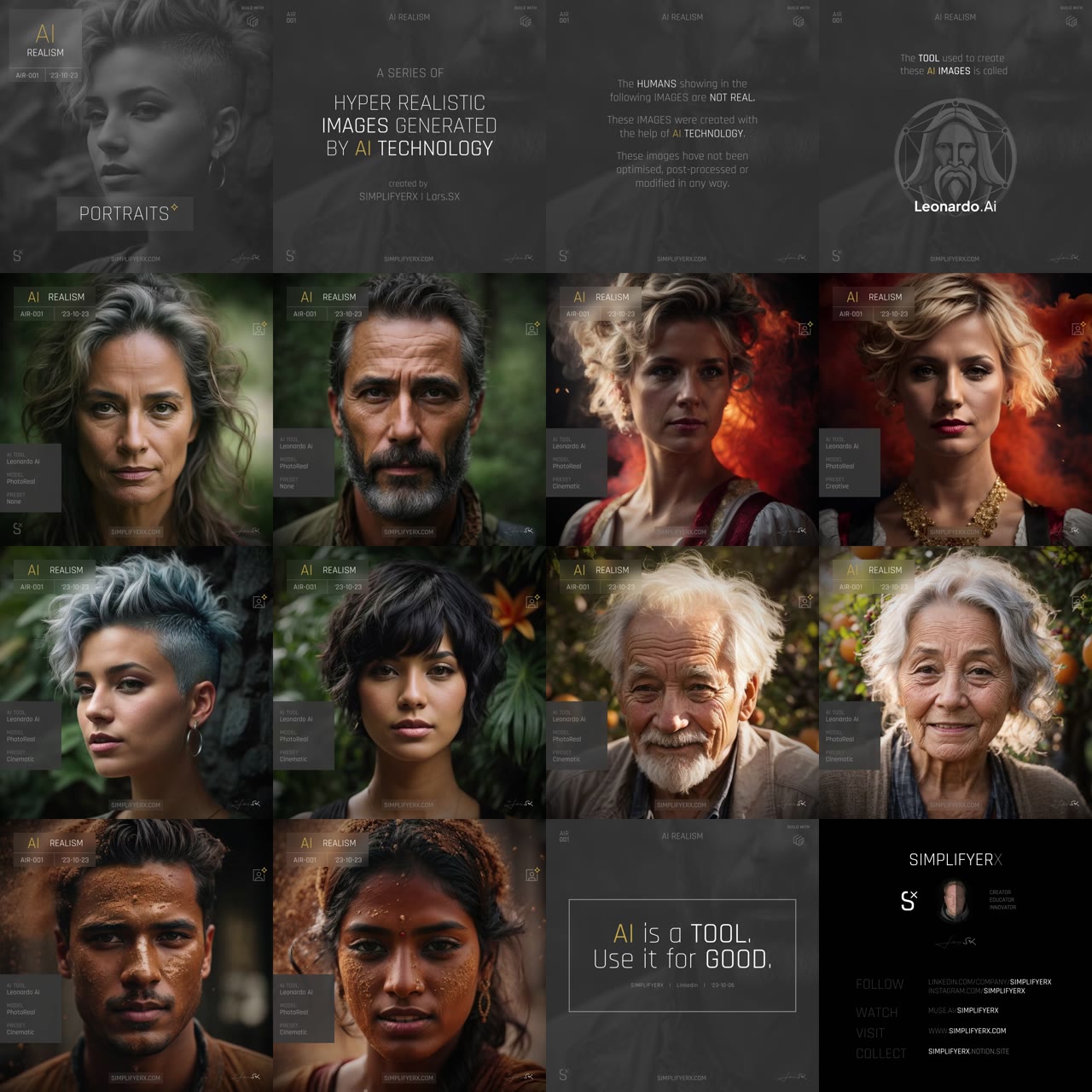 AIR001 | TEMPLATE GRID 4x4 - Flyover 8K