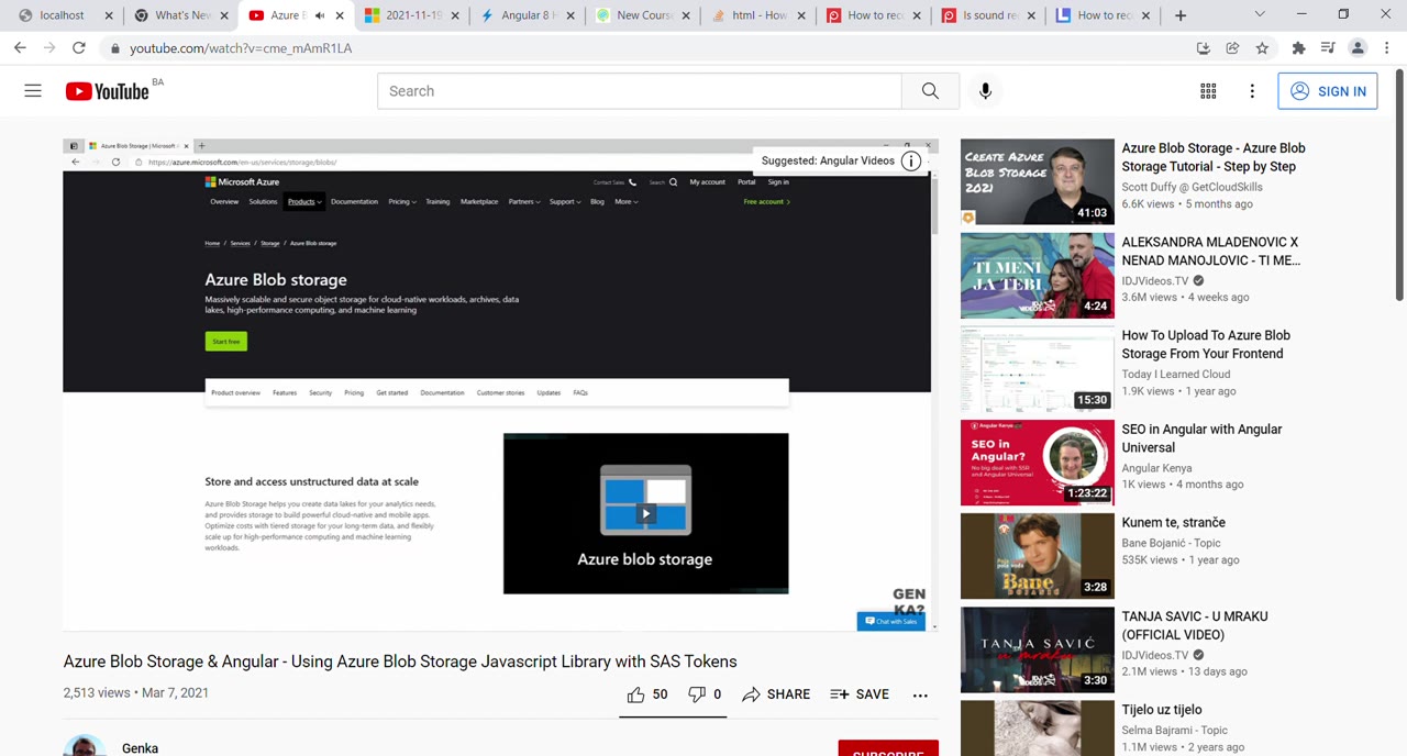 Azure Blob Storage Angular Using Azure Blob Storage Javascript