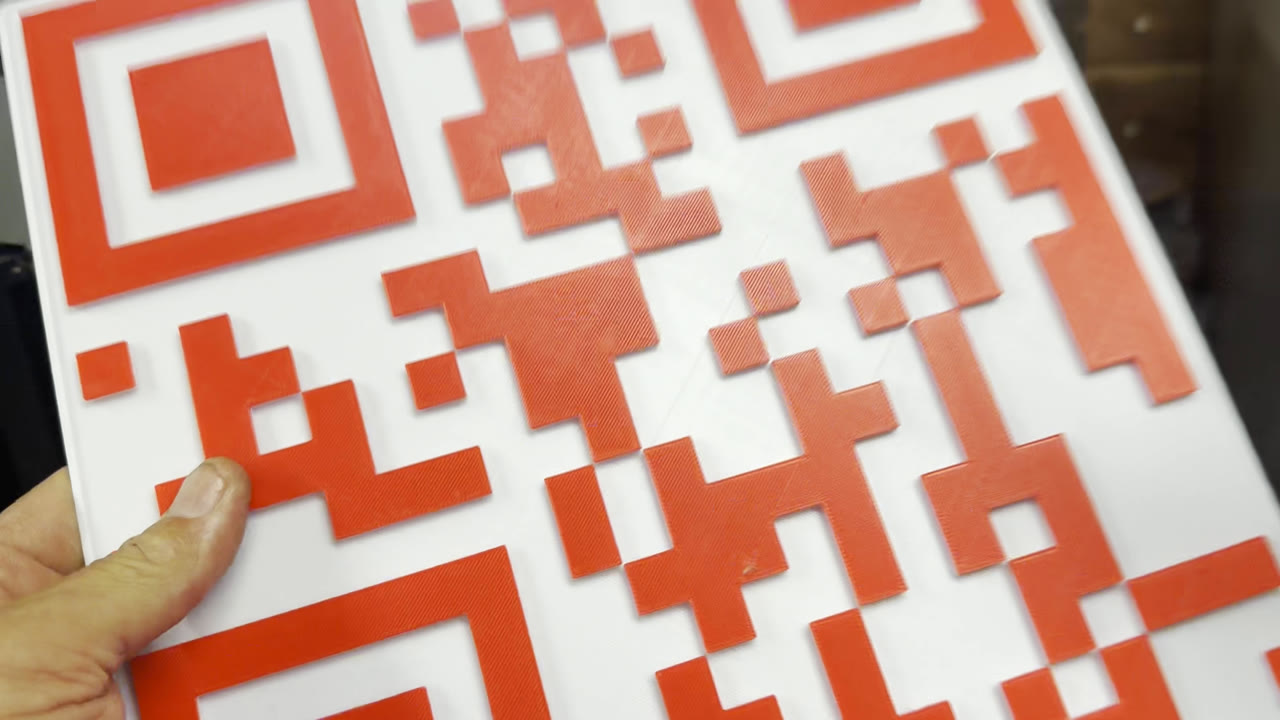 250710 3D Print a QR Code Sign watermarked