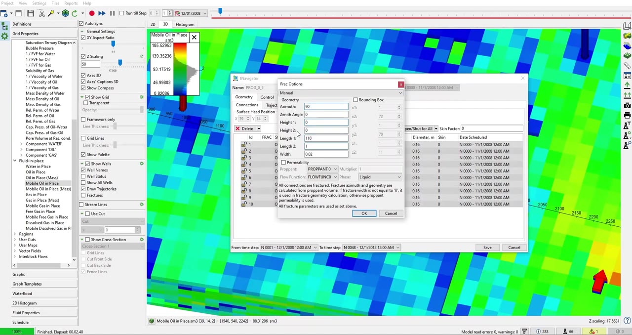 tNavigator 135: Hydraulic Fracturing Model