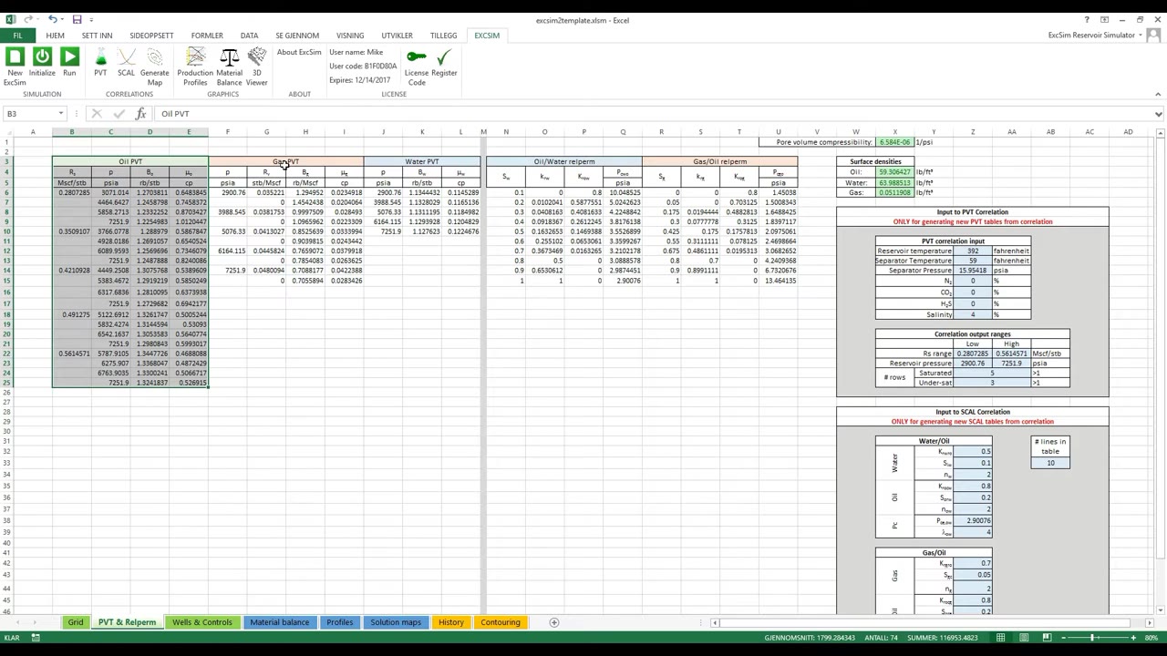 Reservoir Simulation software: ExcSim Overview Reservoir Simulation software: ExcSim Overview