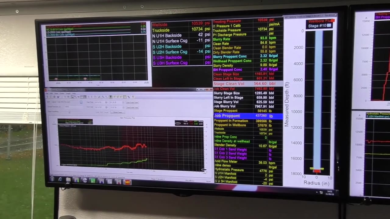 Inside a Halliburton Frac Site Mobile Command Center