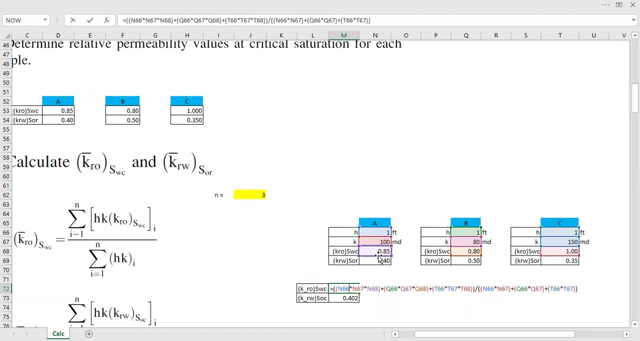 Normalization Denormalization Of Relative Permeability Curve