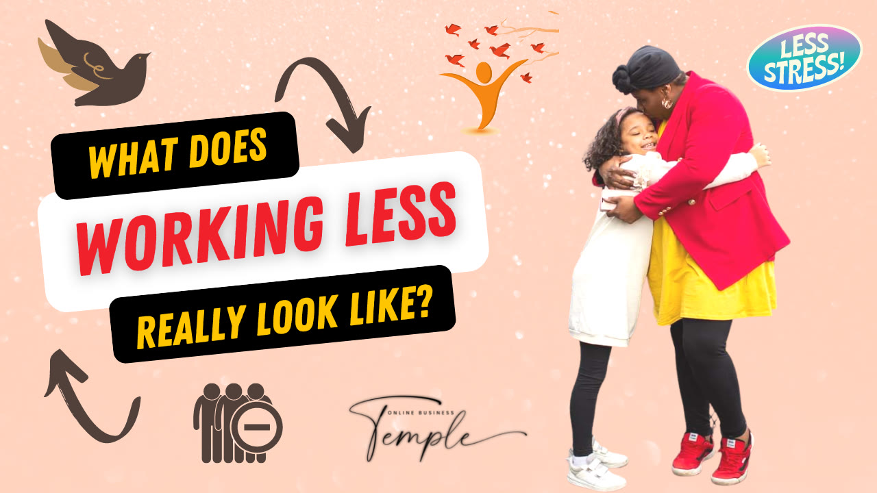 What does working less in your business really look like